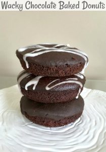 Wacky Chocolate Baked Donuts - Pam's Daily Dish