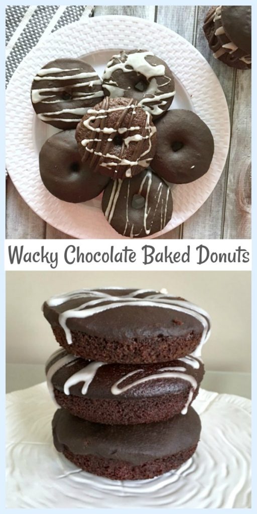 Wacky Chocolate Baked Donuts - Pam's Daily Dish