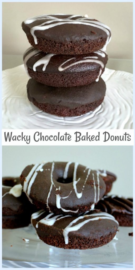 Wacky Chocolate Baked Donuts - Pam's Daily Dish