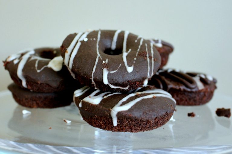 Wacky Chocolate Baked Donuts - Pam's Daily Dish
