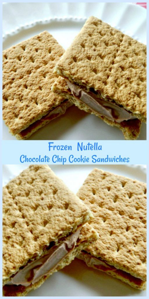 Frozen Nutella Cookie Sandwiches - Pam's Daily Dish