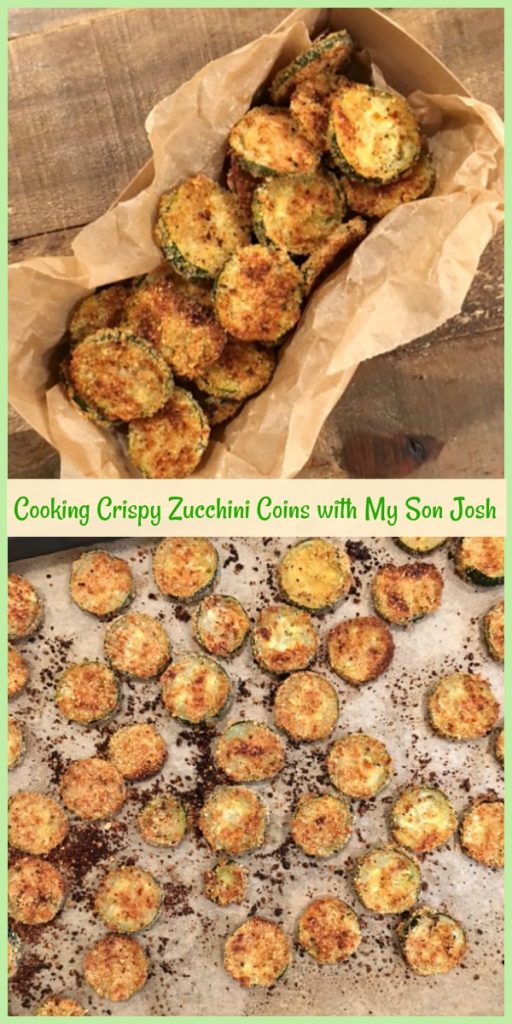 Cooking Zucchini Coins With My Son Josh - Pam's Daily Dish