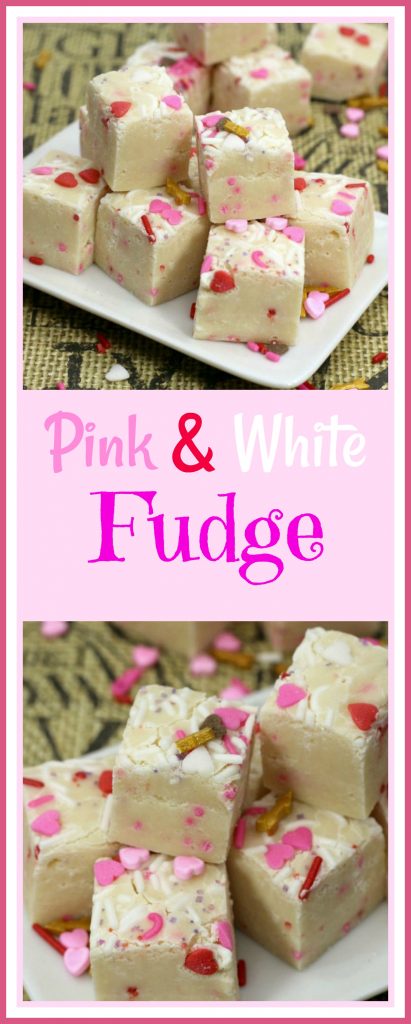 Pink and White Chocolate Fudge - Pam's Daily Dish