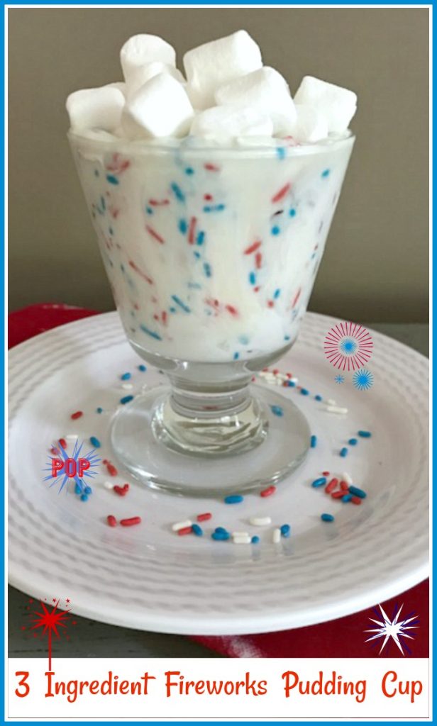 3 Ingredient Fireworks Pudding Cup - Pam's Daily Dish