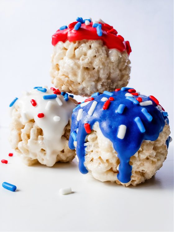 Festive Crunchy Marshmallow Balls - Pam's Daily Dish