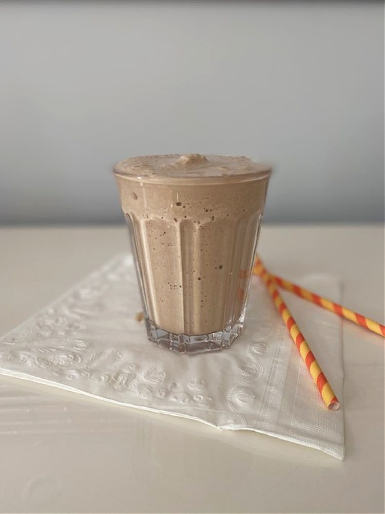 Peanut Butter Powder Chocolate Protein Smoothie - Pam's Daily Dish