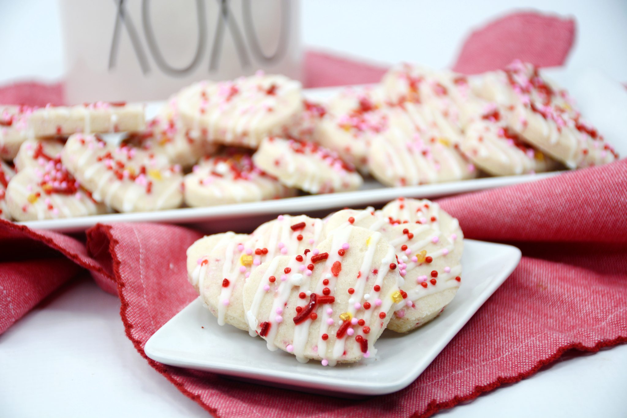 Mini Valentine Shortbread Cookies - Pam's Daily Dish