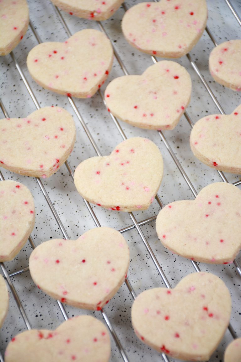 Mini Valentine Shortbread Cookies - Pam's Daily Dish