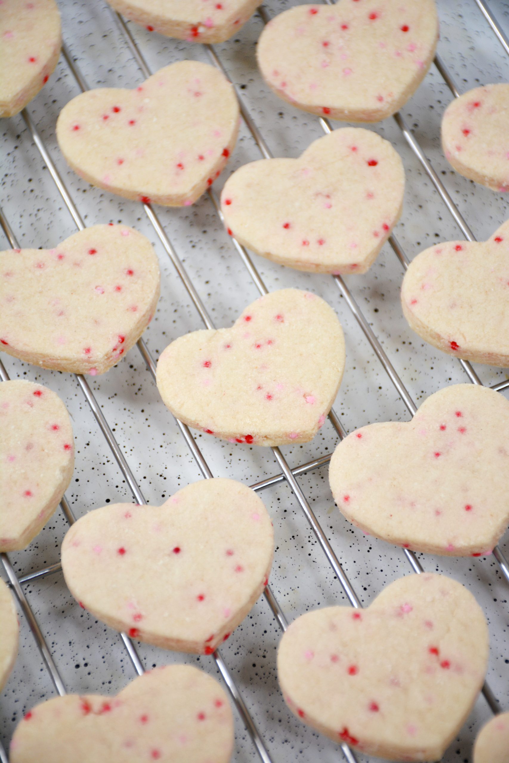 Mini Valentine Shortbread Cookies - Pam's Daily Dish