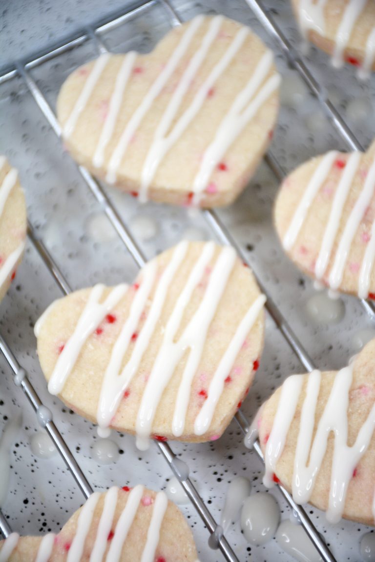 Mini Valentine Shortbread Cookies - Pam's Daily Dish