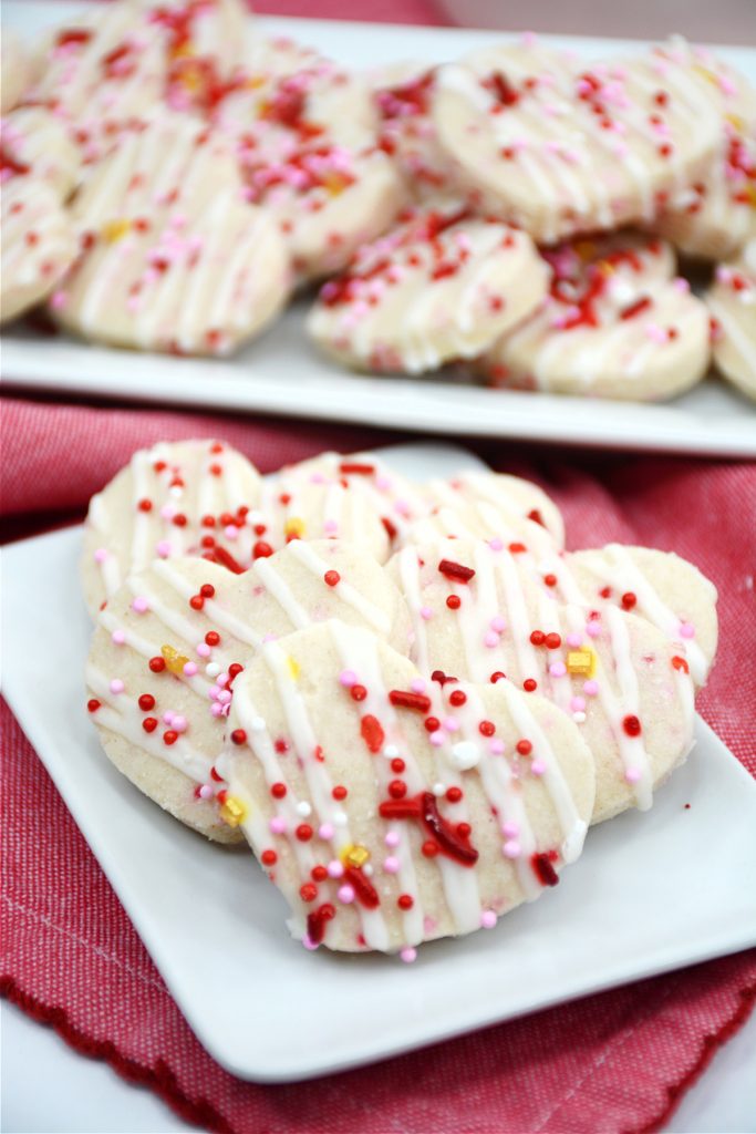 Mini Valentine Shortbread Cookies - Pam's Daily Dish