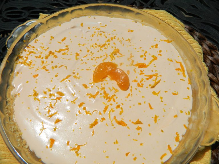 No Bake Mandarin Orange Cheesecake - Pam's Daily Dish