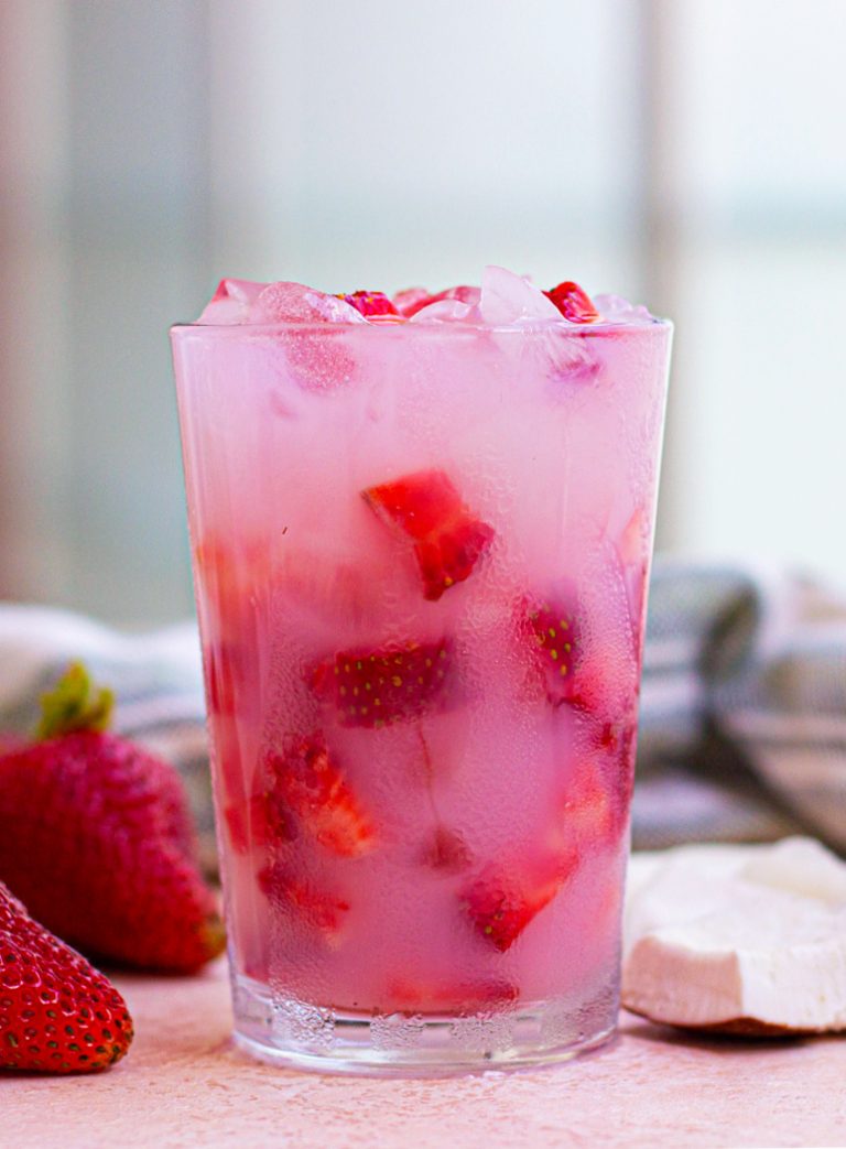 Copycat Starbucks Strawberry Refresher - Pam's Daily Dish