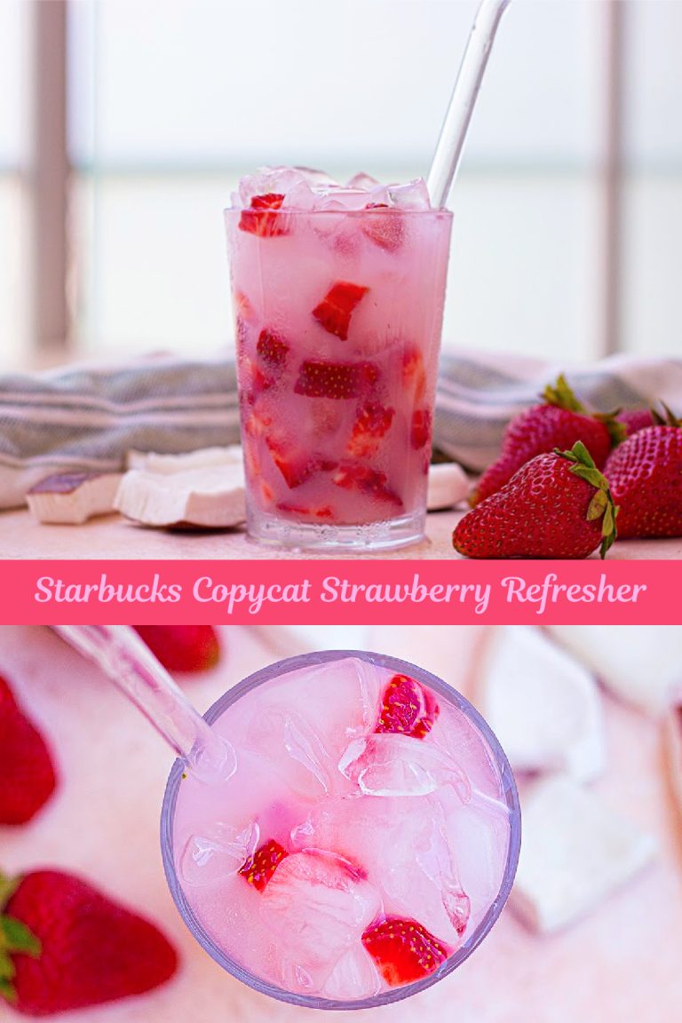 Copycat Starbucks Strawberry Refresher - Pam's Daily Dish