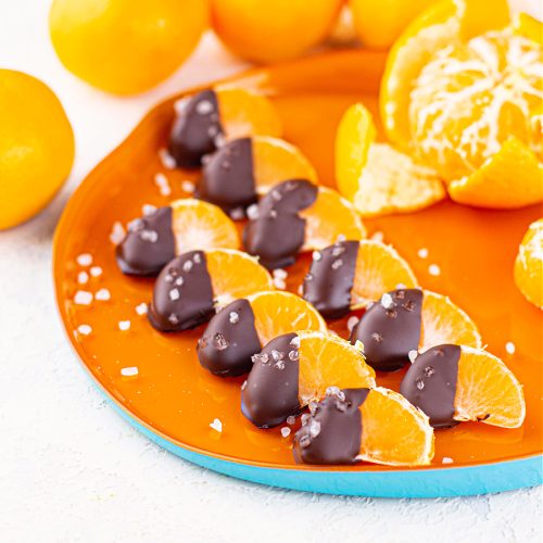 Chocolate Dipped Mandarin Oranges - Pam's Daily Dish