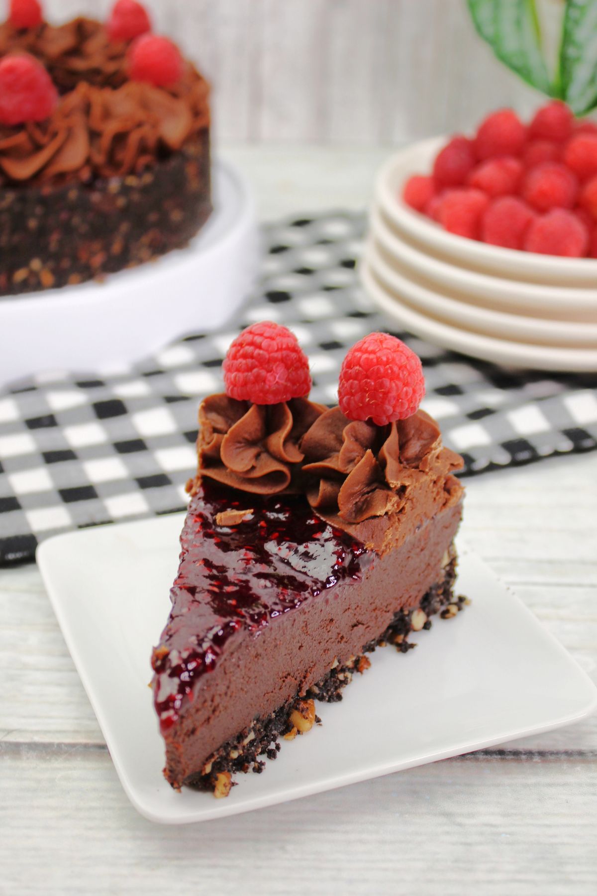 Delicious Chocolate Rapsberry Torte - Pam's Daily Dish