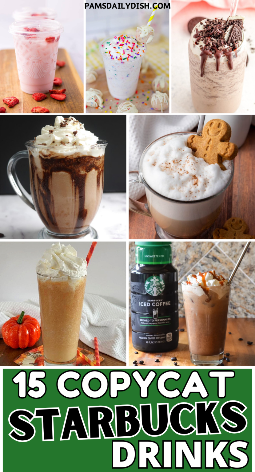 15 Best Copycat Starbucks Drinks - Pam's Daily Dish