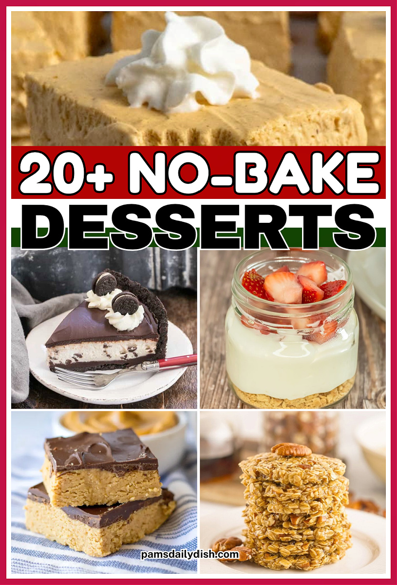 No Bake Desserts - Pam's Daily Dish
