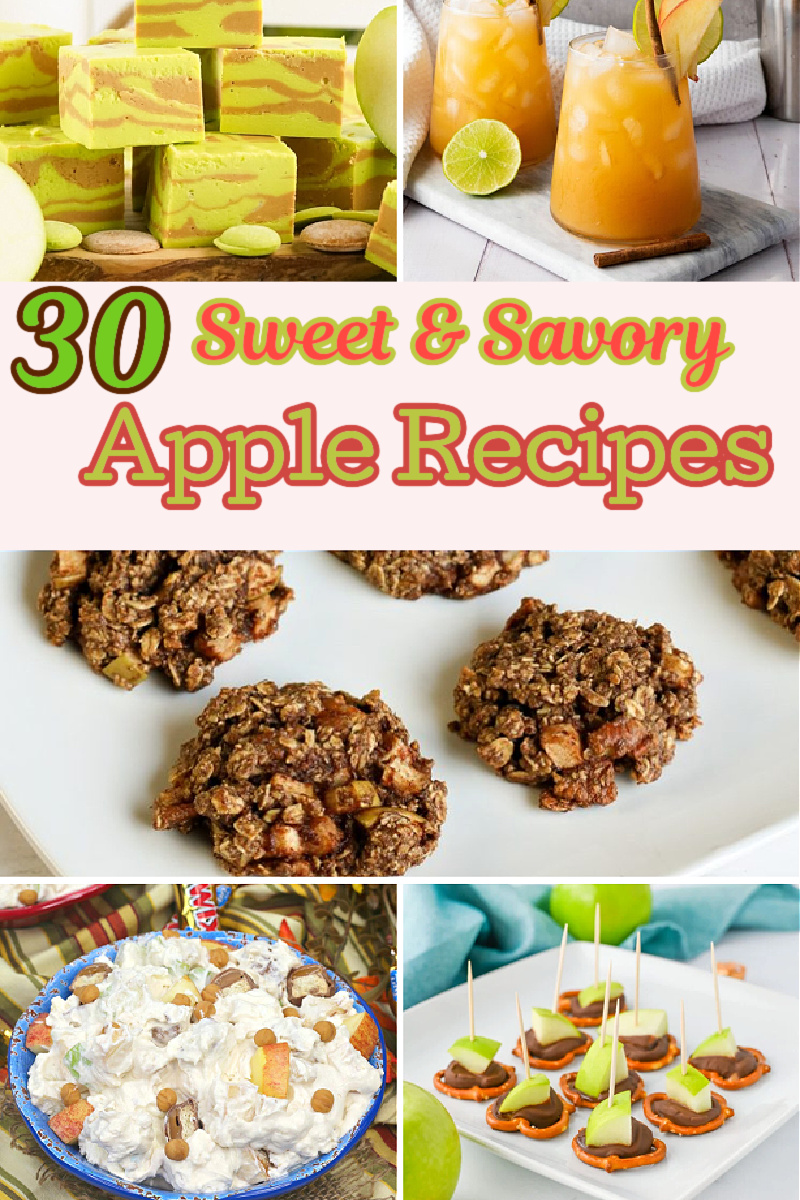 30 Sweet and Savory Apple Recipes - Pam's Daily Dish