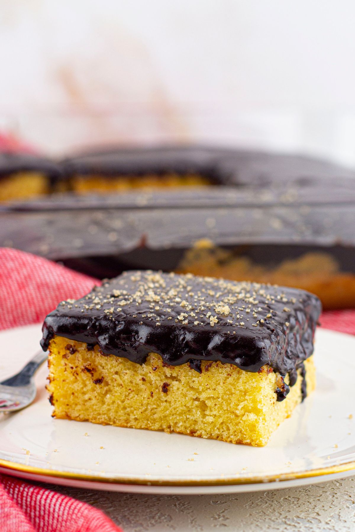 Entenmann's Copycat Fudge Iced Golden Cake - Pam's Daily Dish